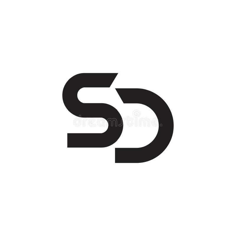 Sd Initial Letter Vector Logo Icon Stock Vector - Illustration of ... Sd Initial Letter Vector Logo Icon Stock Vector - Illustration of ...