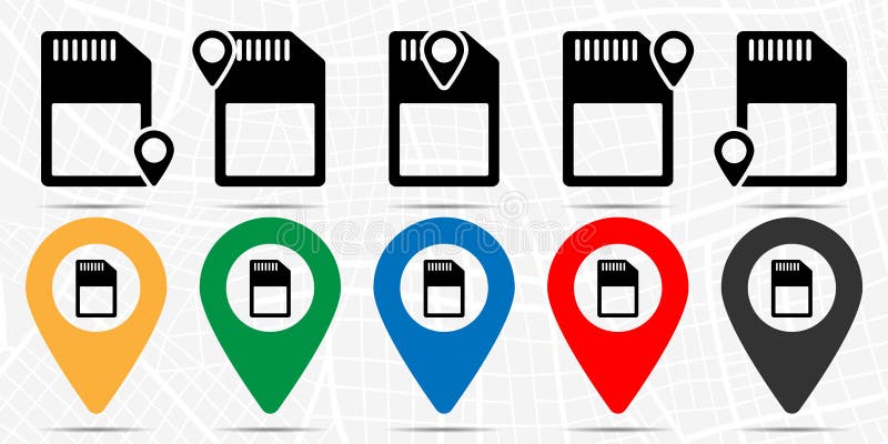 Sd Memory Card Icon Stock Illustrations – 3,741 Sd Memory Card Icon ...