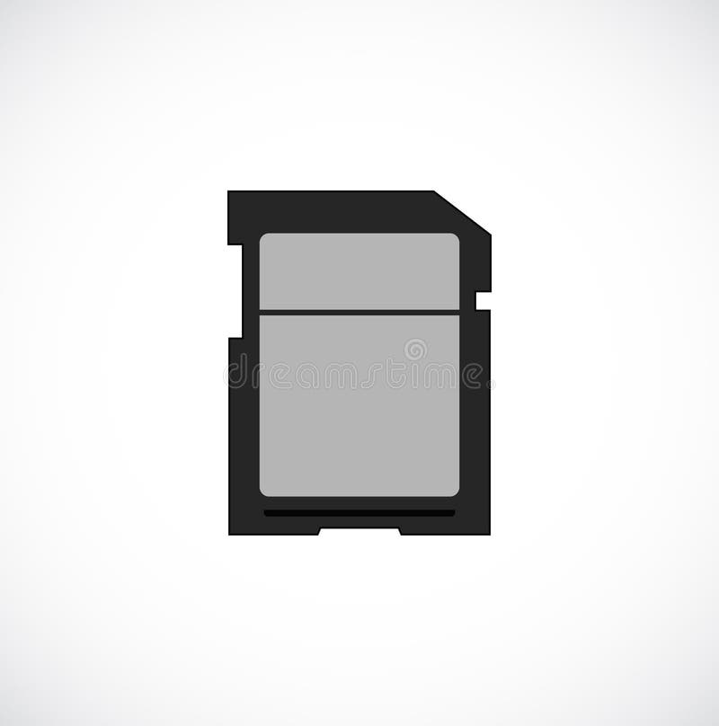 Sd memory card icon stock vector. Illustration of icon - 200996347