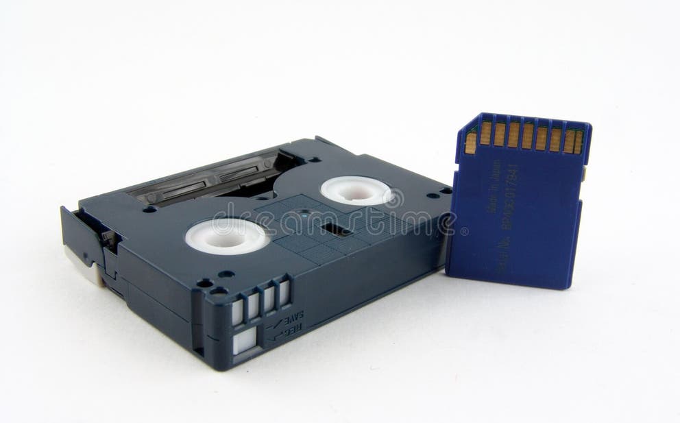 SD and miniDV stock image. Image of record, restore, mini - 415115