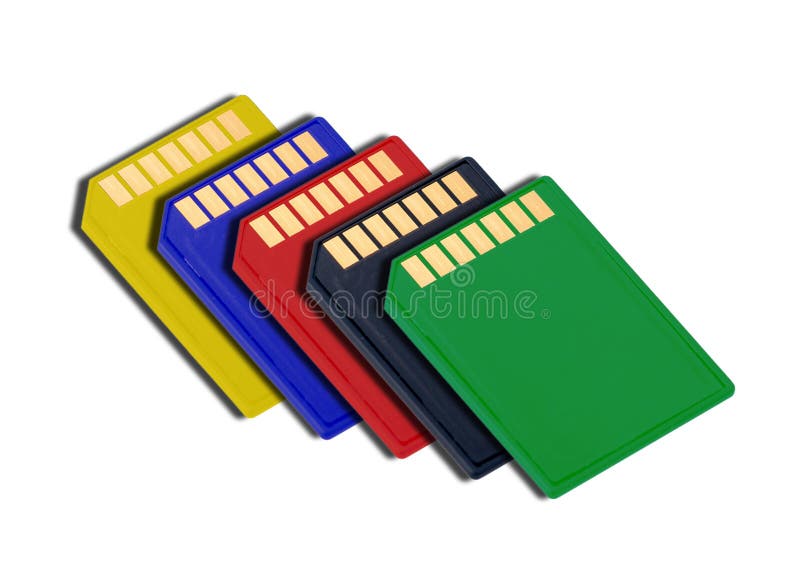 SD Flash Memory Cards stock image. Image of secure, data - 7684083