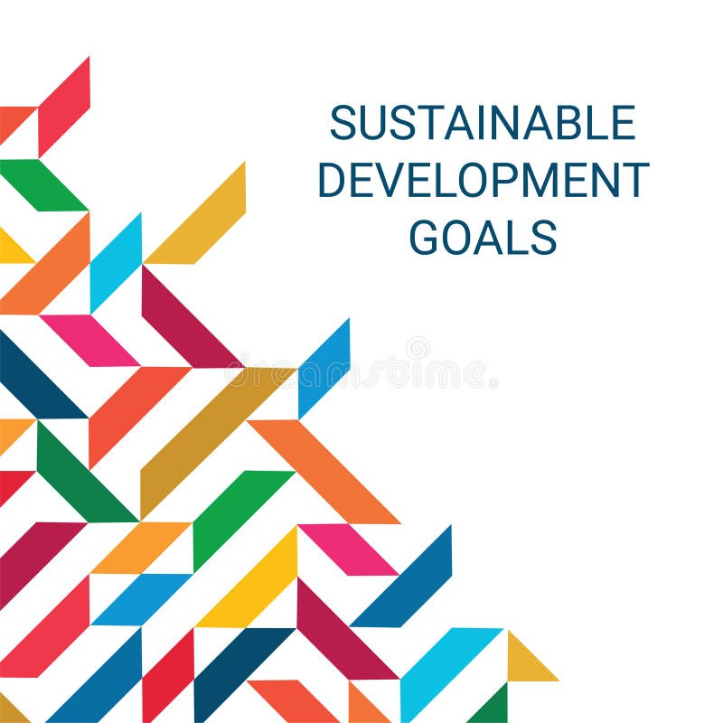 Sustainable Development Goals. Pattern Stock Vector - Illustration of ...