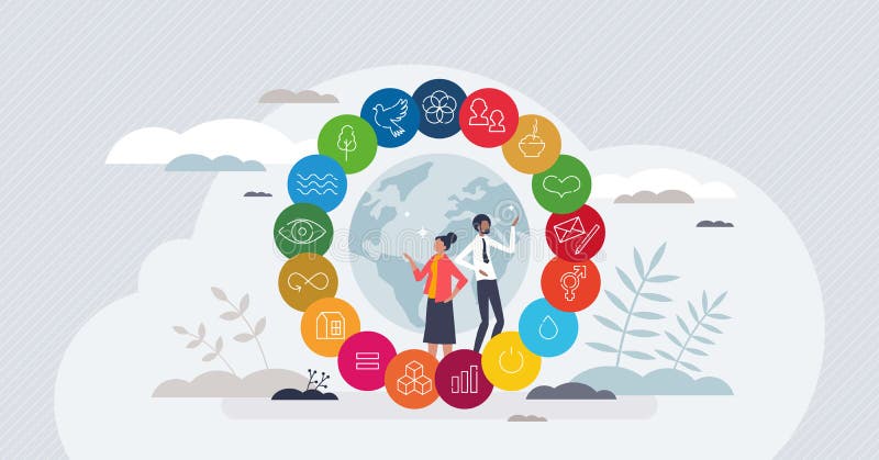 SDG or Sustainable Development Goals for Business Strategy Outline ...