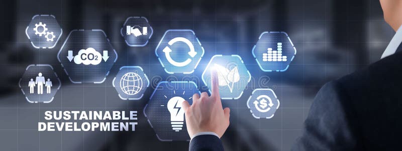 SDG - Sustainable Development Goals. Business Technology Concept Stock ...