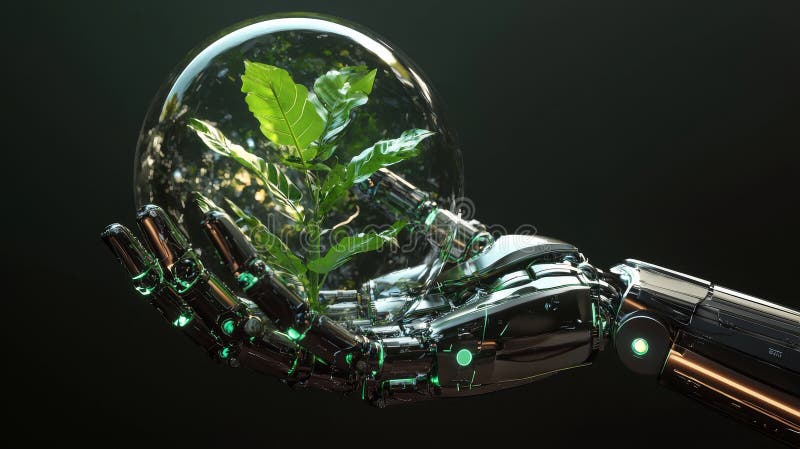 SDGs: Sustainable Development Goals. a Sphere in a Robot S Hand with a ...