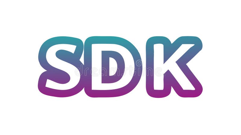 SDK Software Development Kit, Programming API Icon, Vector Design Generative AI Stock Vector ...