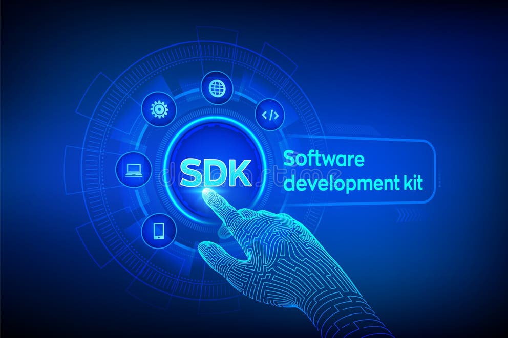 SDK. Software Development Kit Programming Language Technology Concept ...
