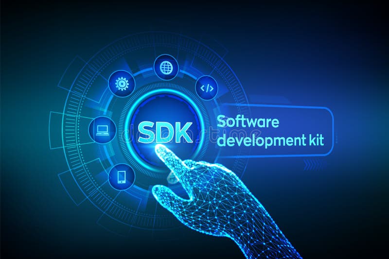 SDK. Software Development Kit Programming Language Technology Concept ...