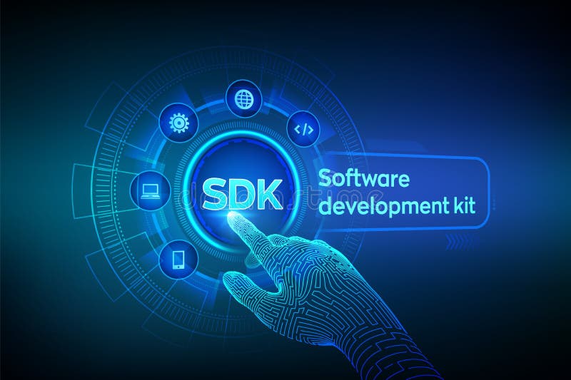 SDK. Software Development Kit Programming Language Technology Concept ...