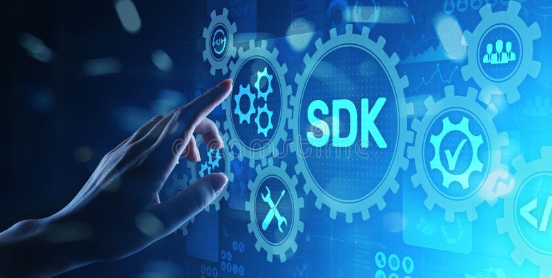 SDK Software Development Kit Programming Language Technology Concept on ...