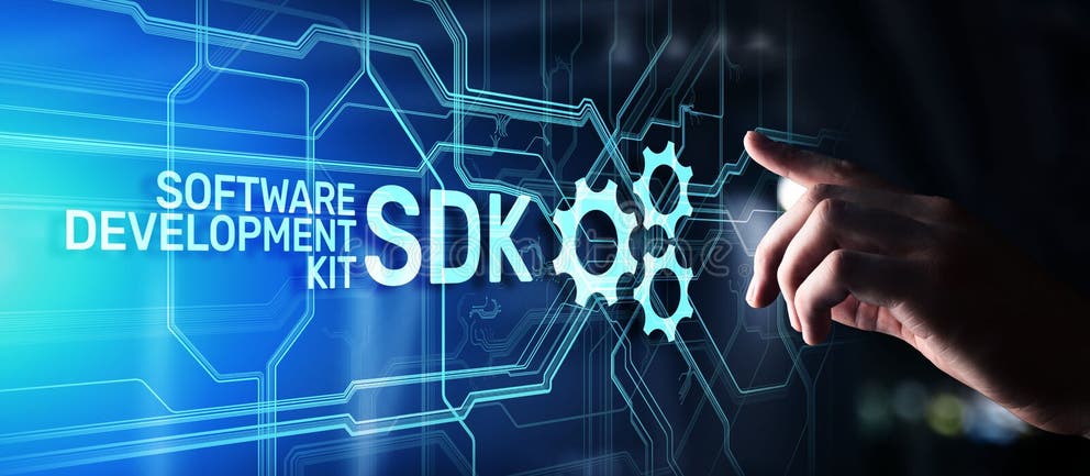 SDK Software Development Kit Programming Language Technology Concept on ...