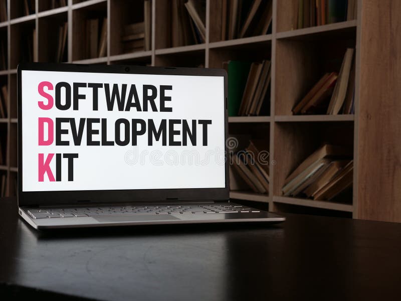 SDK Software Development Kit is Shown Using the Text Stock Image - Image of business, design ...