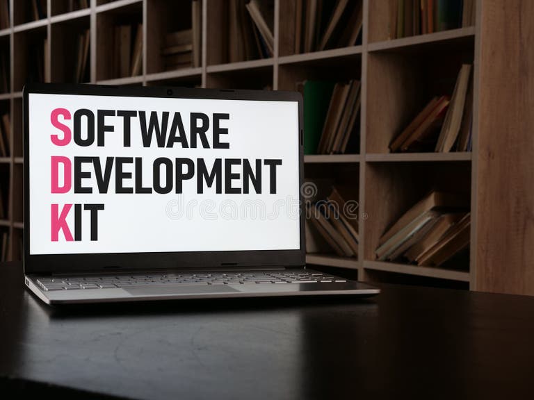 SDK Software Development Kit is Shown Using the Text Stock Image - Image of business, design ...