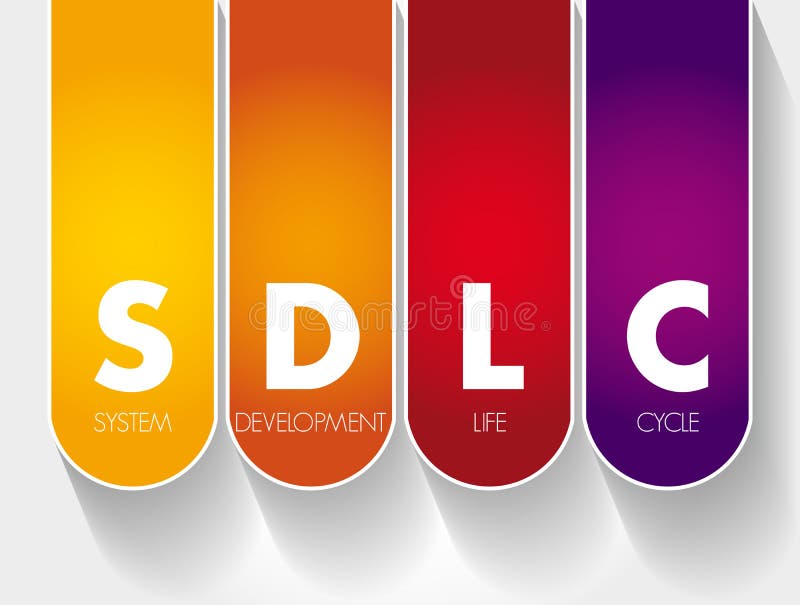 SDLC - System Development Life Cycle Stock Illustration - Illustration ...