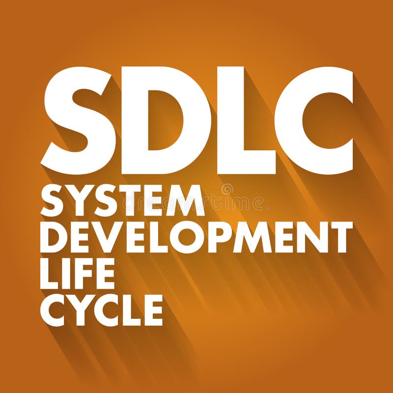 SDLC - System Development Life Cycle Stock Illustration - Illustration ...