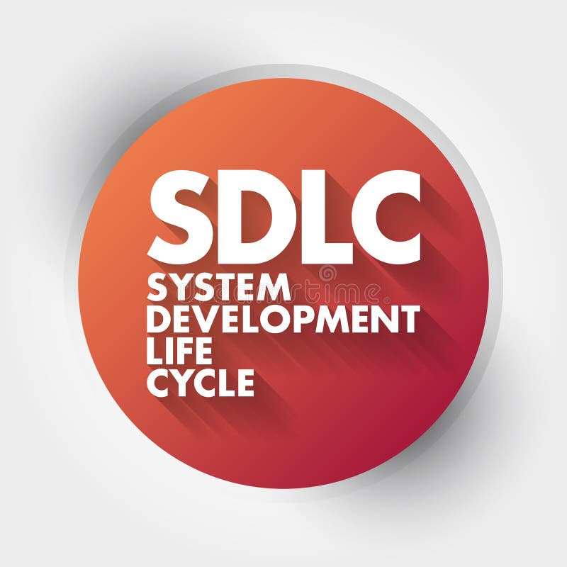 SDLC - System Development Life Cycle Stock Illustration - Illustration ...