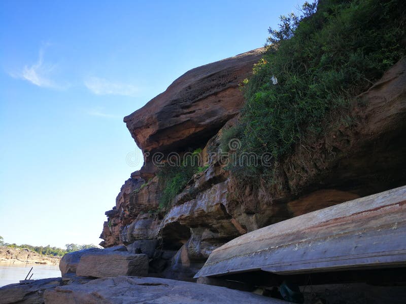 The Rocks in the Mekong River, Sam Phan Bok Grand Canyon, Ubon ...