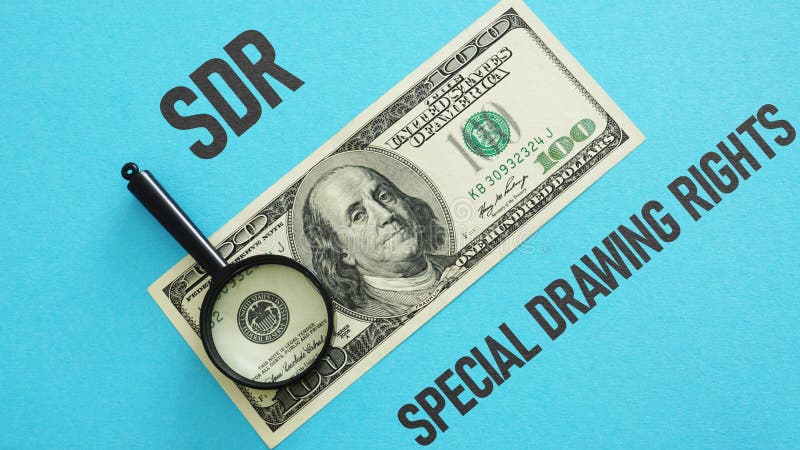 SDR Special Drawing Rights is Shown Using the Text Stock Photo - Image ...