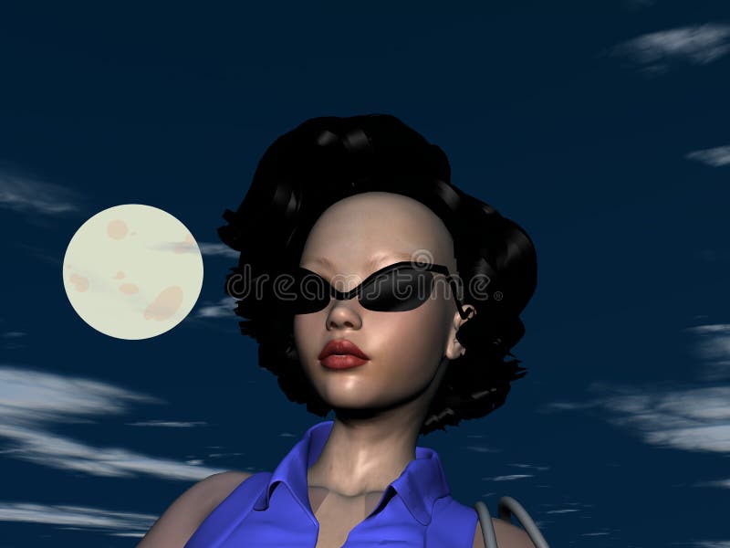 Señora descarada stock de ilustración. Ilustración de completo - 42286327