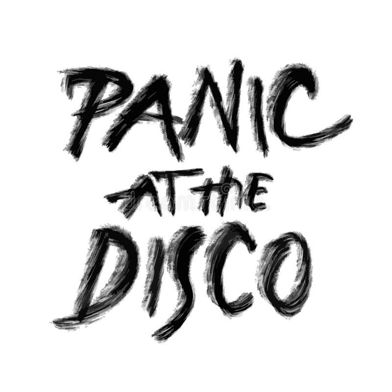 Se Atierran En El Disco, Las Letras Dibujadas Mano Ilustración del ...