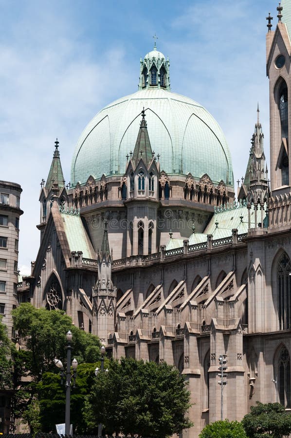 Se Cathedral Sao Paulo stock image. Image of history - 29407605