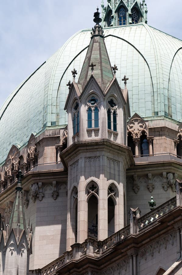 Se Cathedral Sao Paulo stock image. Image of history - 29407605