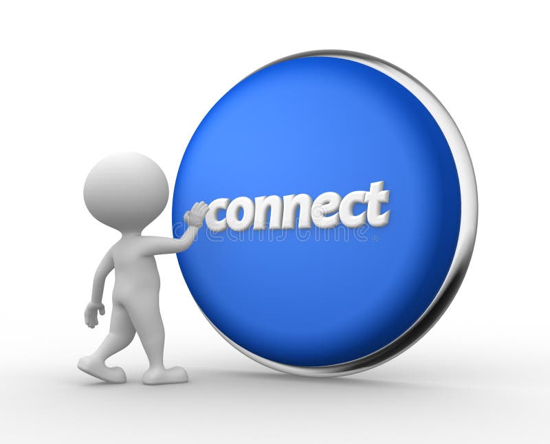 Se connecter illustration stock. Illustration du aide - 37228402