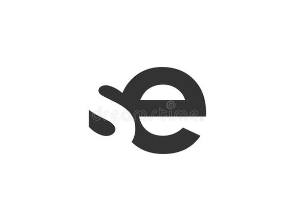 SE Creative Geometric Initial Based Modern and Minimal Logo. Letter S E ...