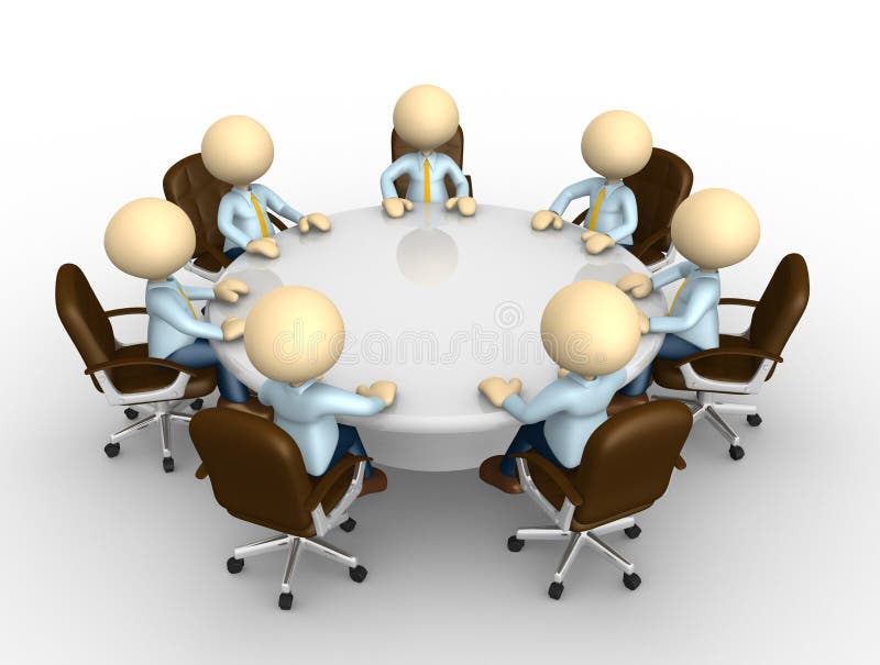 Se réunir illustration stock. Illustration du collègue - 36573038