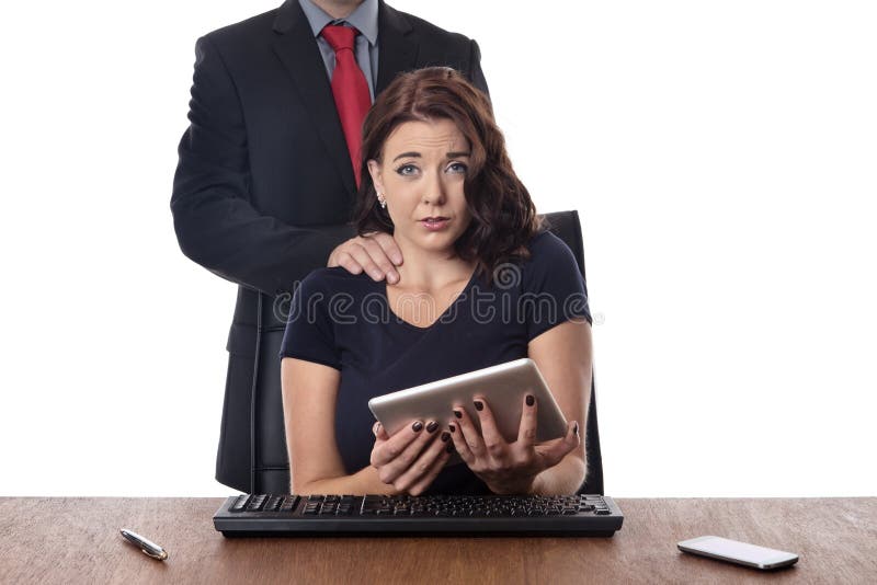 Elle Se Sent Mal à L'aise Avec Son Contact Image stock - Image du ...