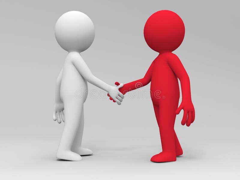 Se serrer la main illustration stock. Illustration du salutation - 58061291