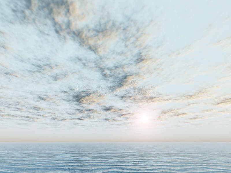 Sea stock image. Image of cirrus, sailing, caribbean - 11028543