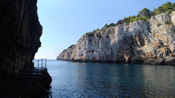 Sea stock image. Image of deep, puglia, blue, grotta - 127123165