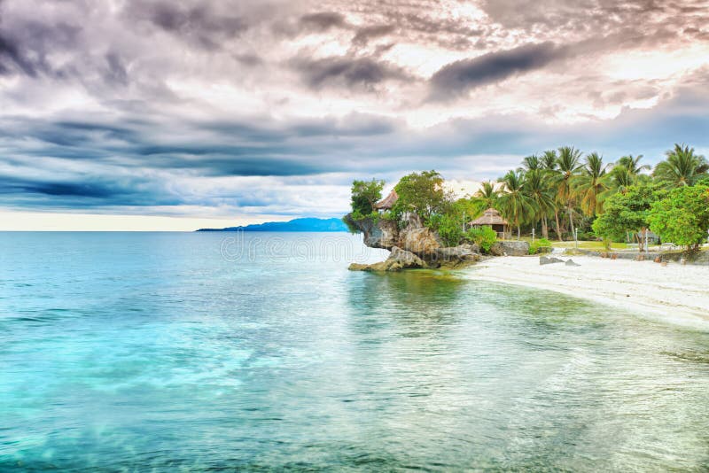 Sea stock image. Image of bohol, peaceful, beach, scene - 19034495