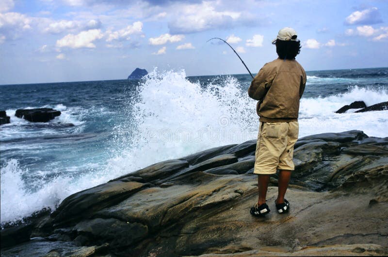 Sea & Angler editorial stock image. Image of fishing - 18122429