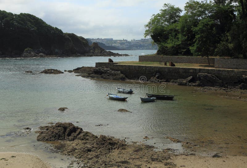 Sea Armlet during the Low-tide Stock Photo - Image of coast, relax ...