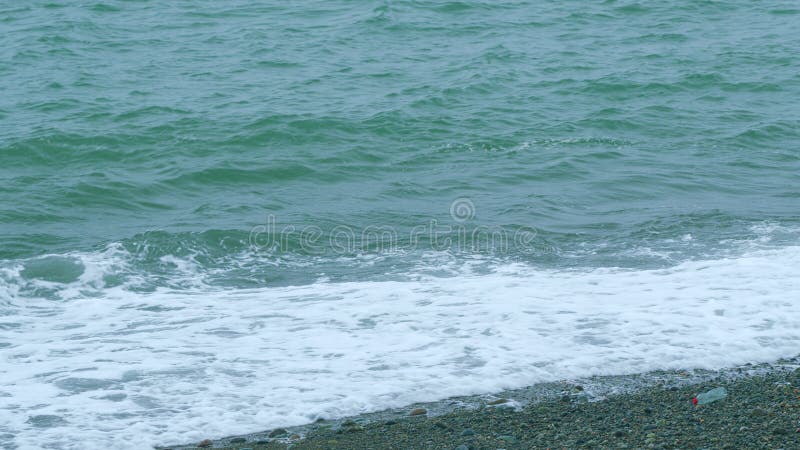 Sea Background Dissolving in the Fog. Abstract Landscape of the Sea ...