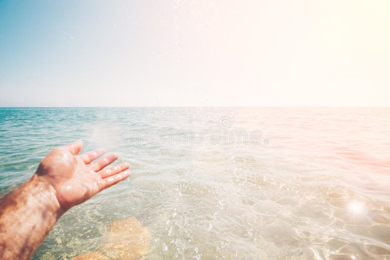 Sea bathing in the resort stock photo. Image of outdoor - 180436824