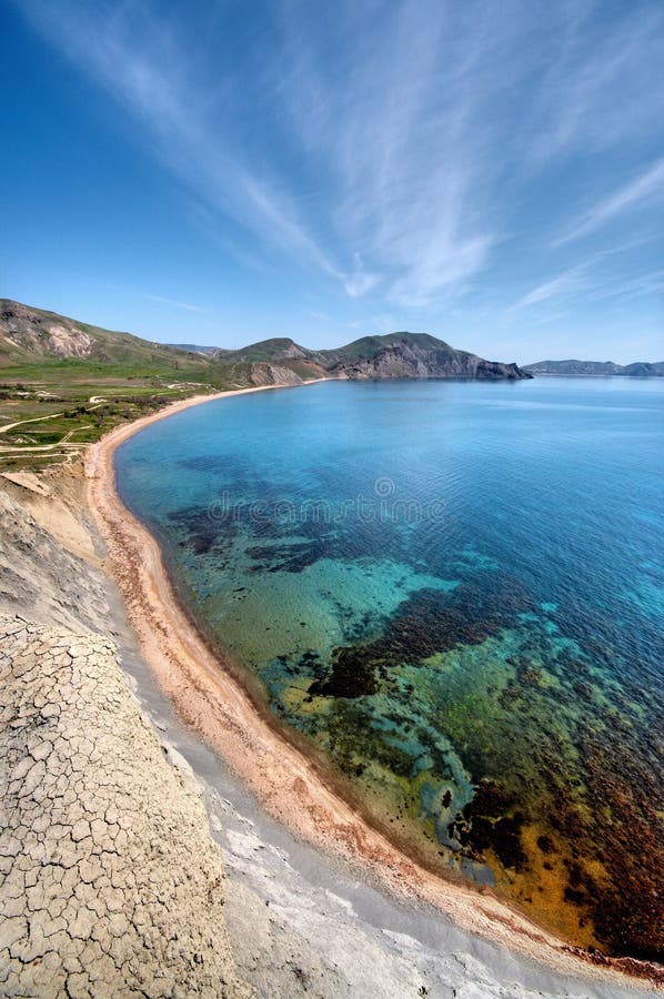 Sea bay stock photo. Image of horizon, blue, idyllic, dreaming - 2760156