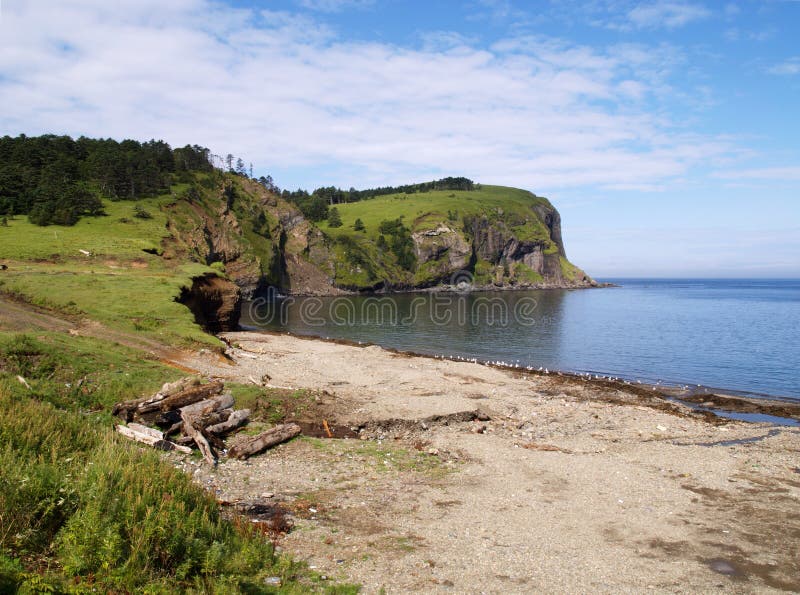Sea bay stock image. Image of autumn, gulf, shikotan, kuril - 3513769