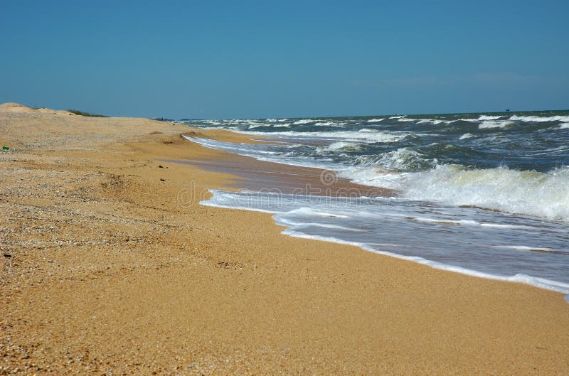 Perisor wild beach view stock image. Image of delta - 125100265