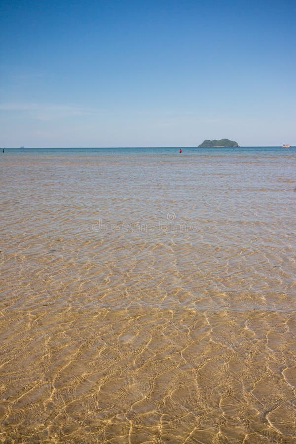 Sea Beach Blue Sky at Ranong, Thailand Stock Image - Image of coast ...