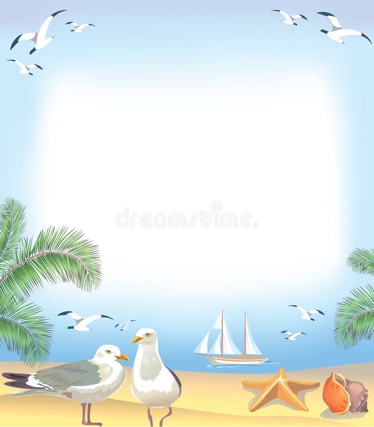 Beach Frame Stock Illustrations – 78,254 Beach Frame Stock ...
