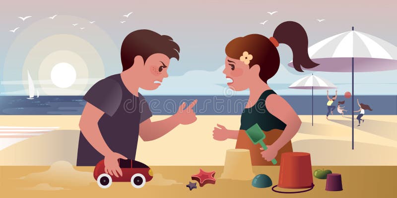 Emotions - Resent, Indignation, Anger - Set of Cartoon Em Stock Vector ...