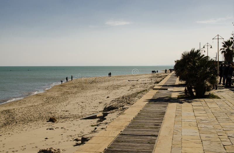 Sea and beach in spring stock image. Image of sunset - 69909375