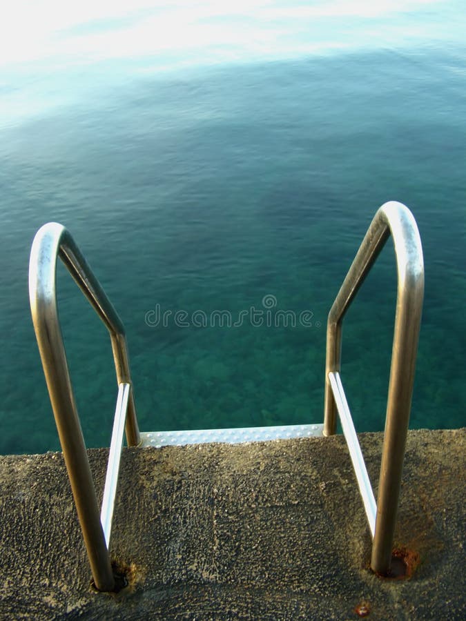 Sea beach steps (HDR) stock image. Image of water, steps - 5541445