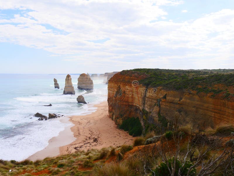 Great Ocean Road Main Point Stock Image - Image of summon, beach: 109957201