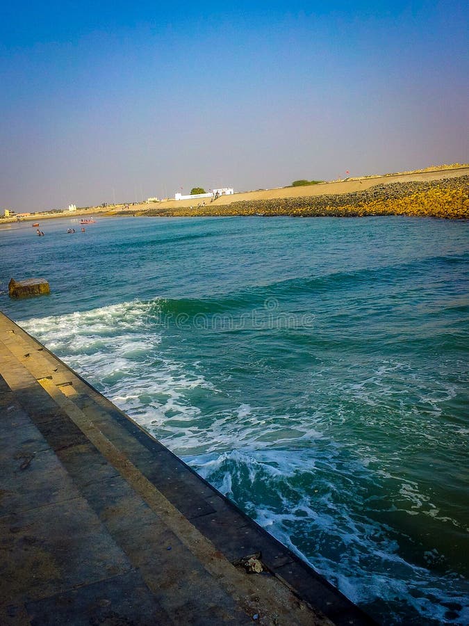 Sea Beach View in Gujarat India, Beaches of India, Ocean Full View ...