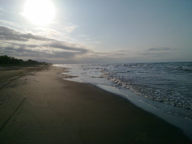 Sea and Beach Views, Beach Side View. Stock Photo - Image of summer ...