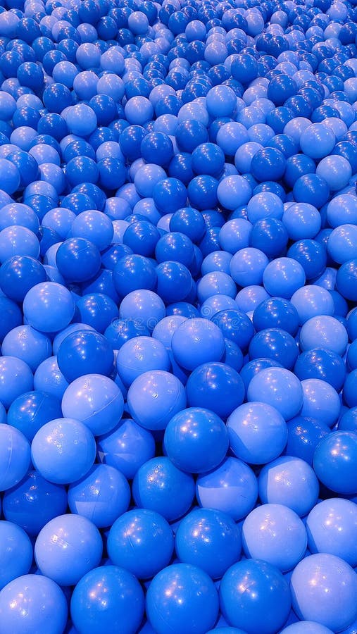 Sea of blue balls stock photo. Image of circle, inflatable - 262538776